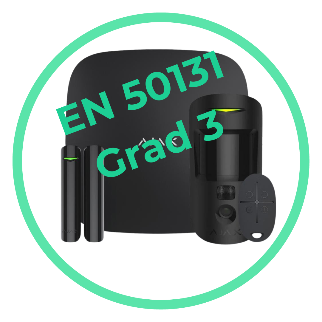 EN 50131 Grad 3 zertifizierte Alarmanlagen